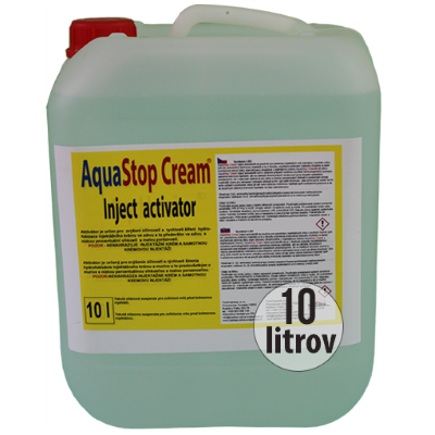 AquaStop Cream Inject activator® balenie 10 litrov | Krémová Injektáž ...